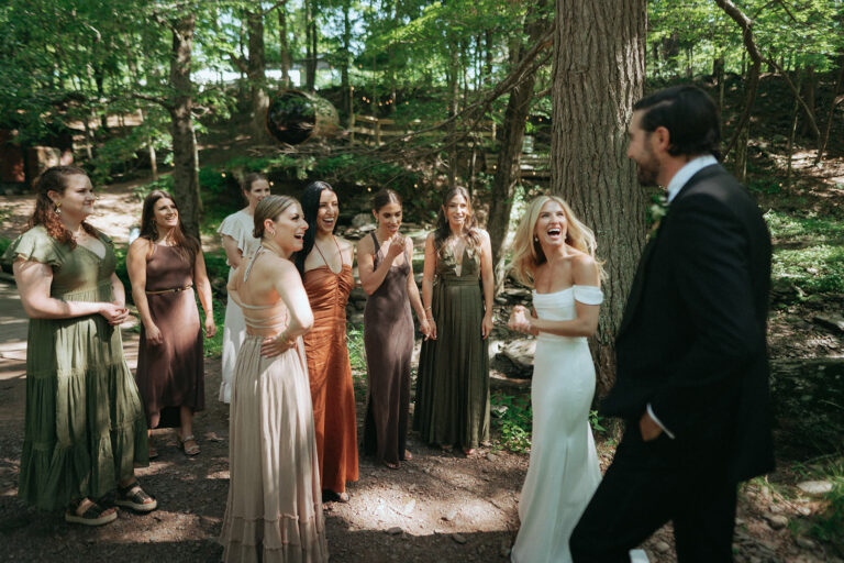 Elysha + Charlie's Summertime Glen Falls House Wedding - deirdrealston.com
