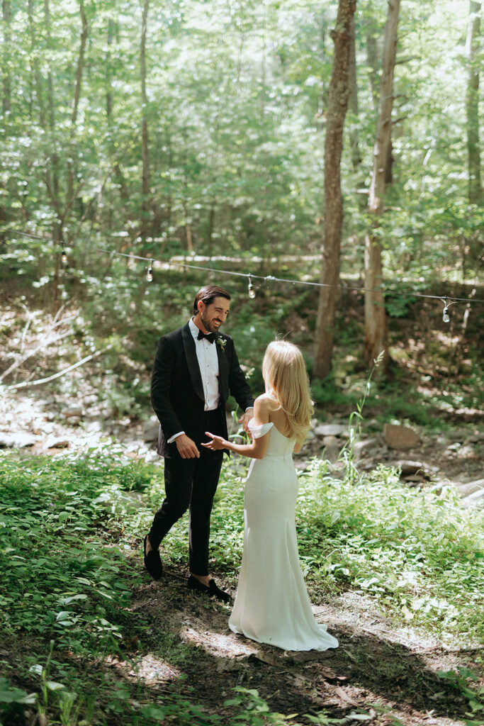 Elysha + Charlie's Summertime Glen Falls House Wedding - deirdrealston.com