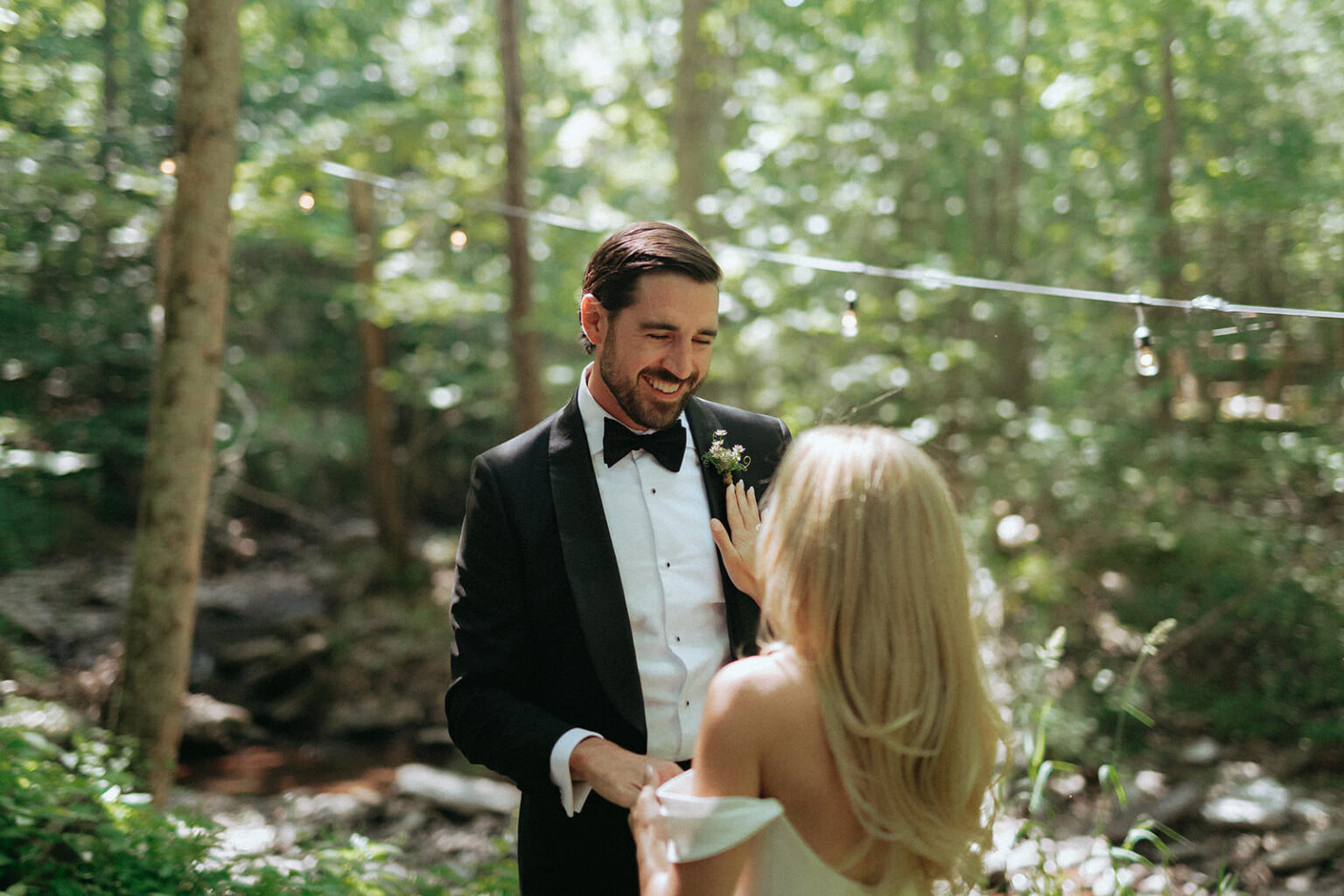 Elysha + Charlie's Summertime Glen Falls House Wedding - deirdrealston.com