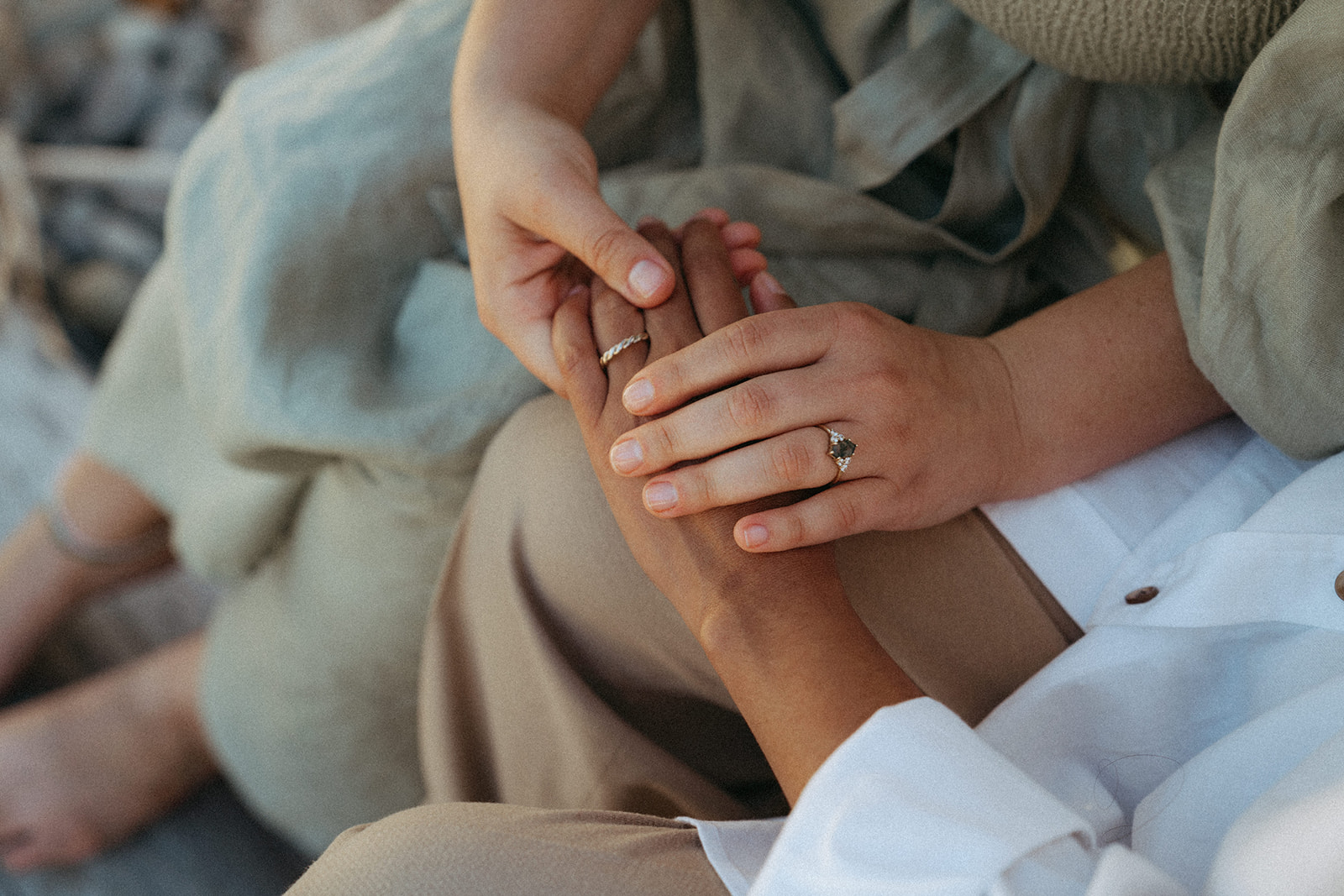 Nancy + Kacia's Ruby Beach Engagement Session