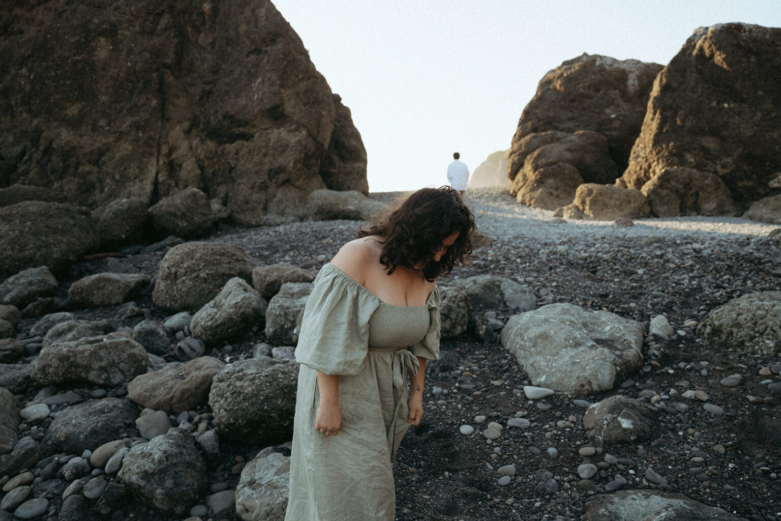 Nancy + Kacia's Ruby Beach Engagement Session
