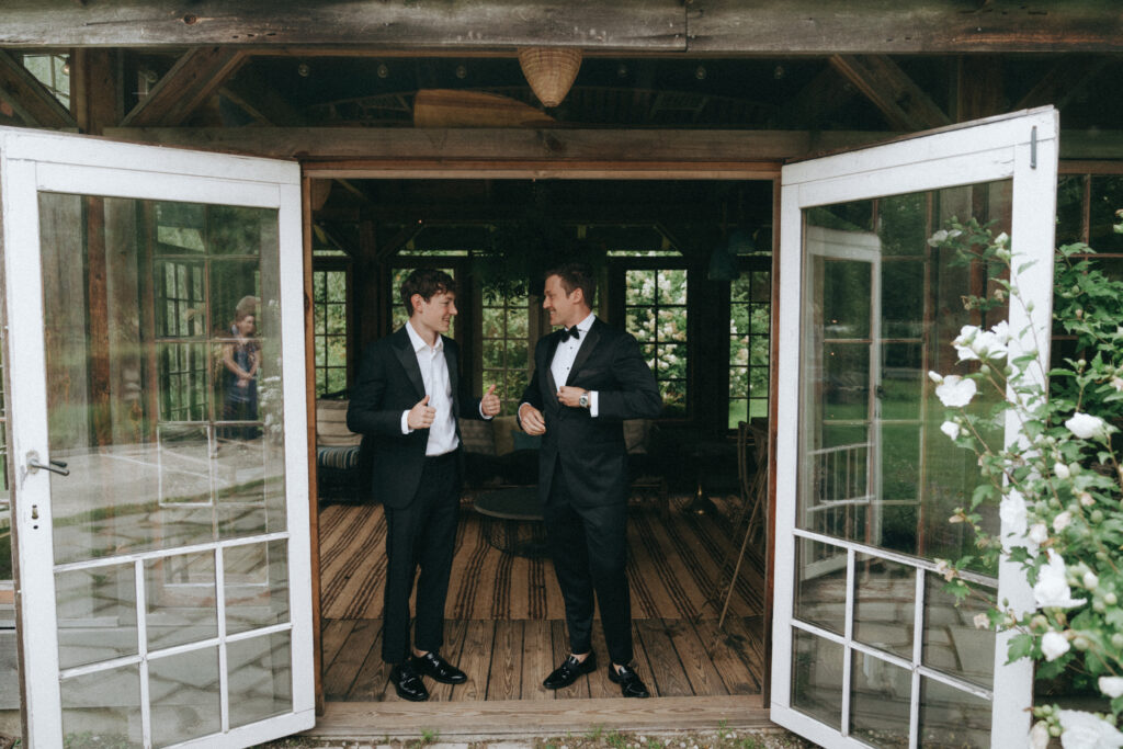 Elena + Corey's Foxfire Mountain House Wedding