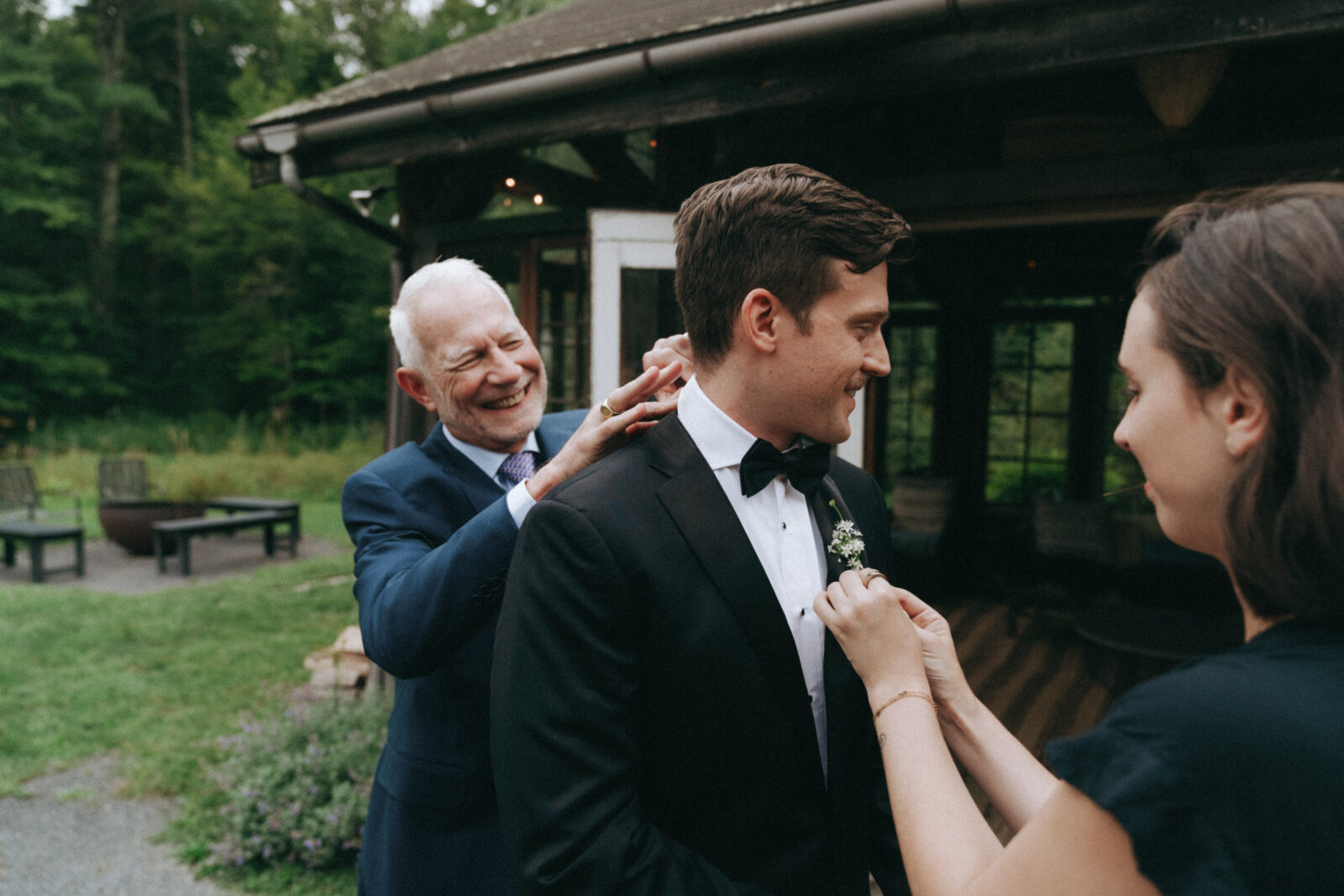 Elena + Corey's Foxfire Mountain House Wedding