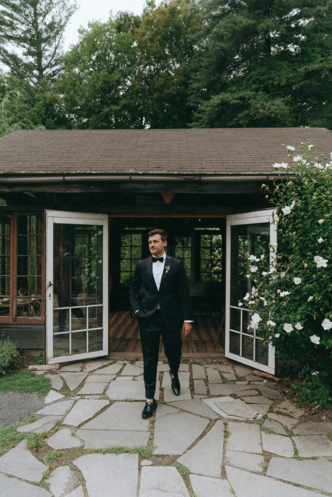 Elena + Corey's Foxfire Mountain House Wedding