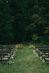 Elena + Corey's Foxfire Mountain House Wedding