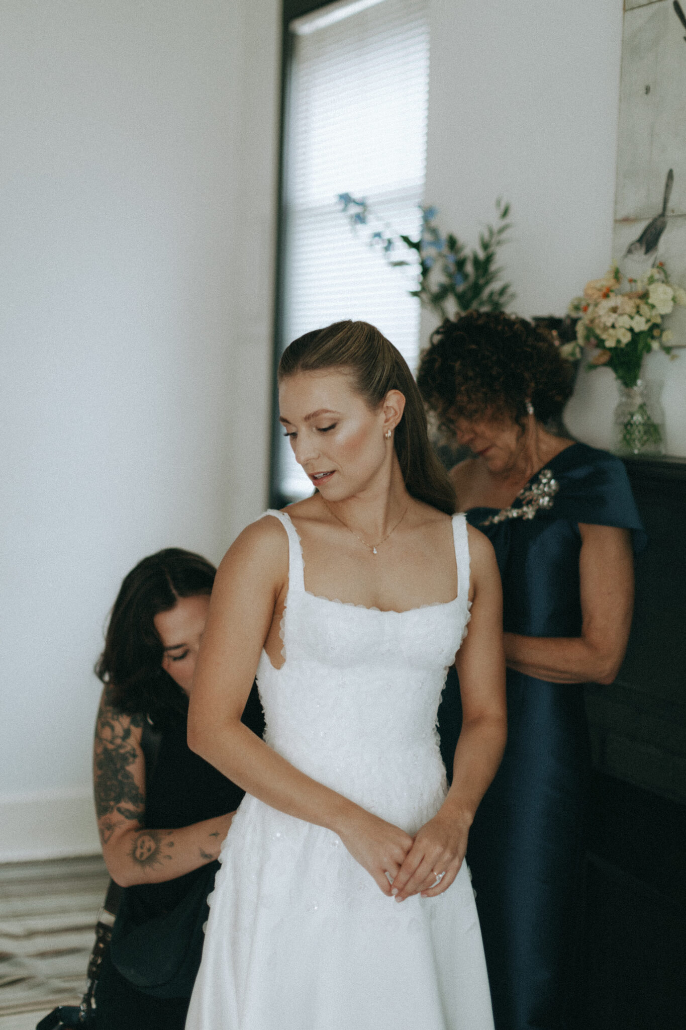 Elena + Corey's Foxfire Mountain House Wedding