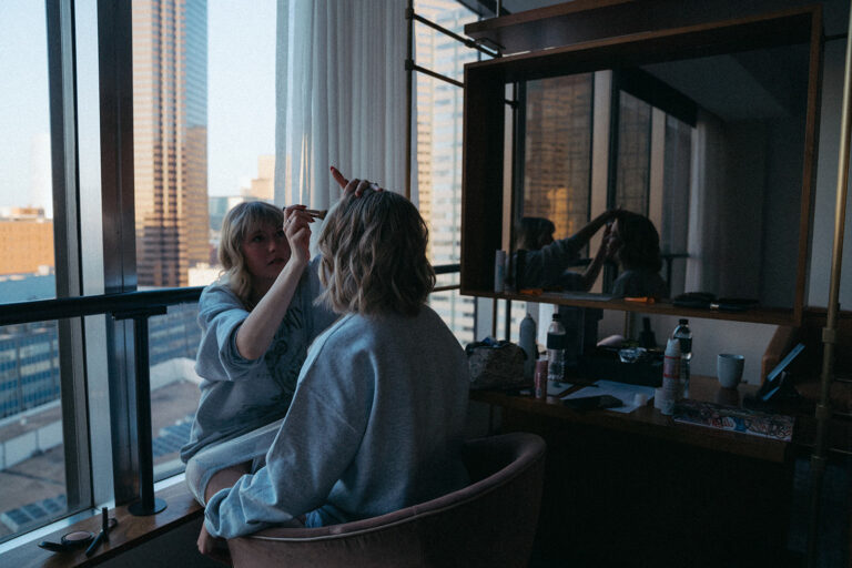 Bethany + Ash's Candlelit Intimate Wedding in Dallas - deirdrealston.com