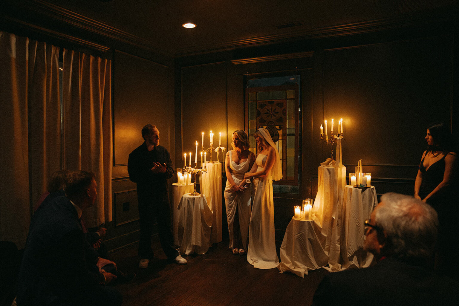 Bethany + Ash's Candlelit Intimate Wedding in Dallas - deirdrealston.com