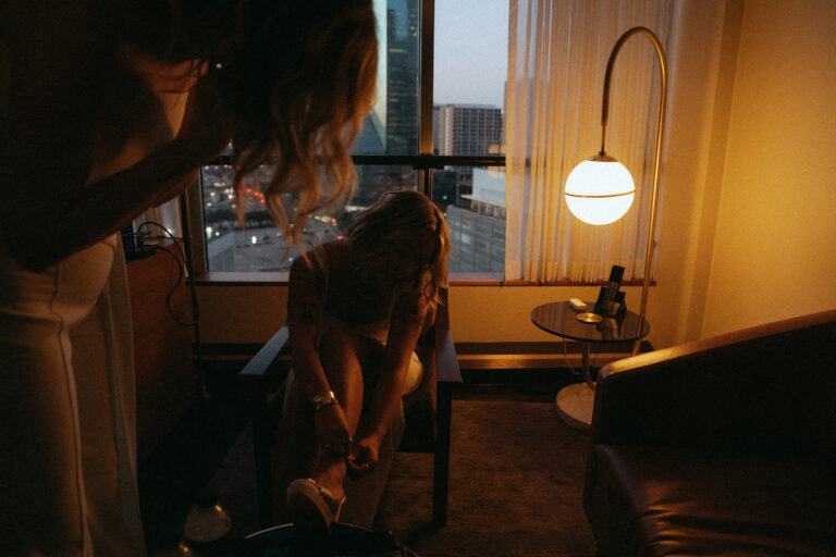 Bethany + Ash's Candlelit Intimate Wedding in Dallas - deirdrealston.com